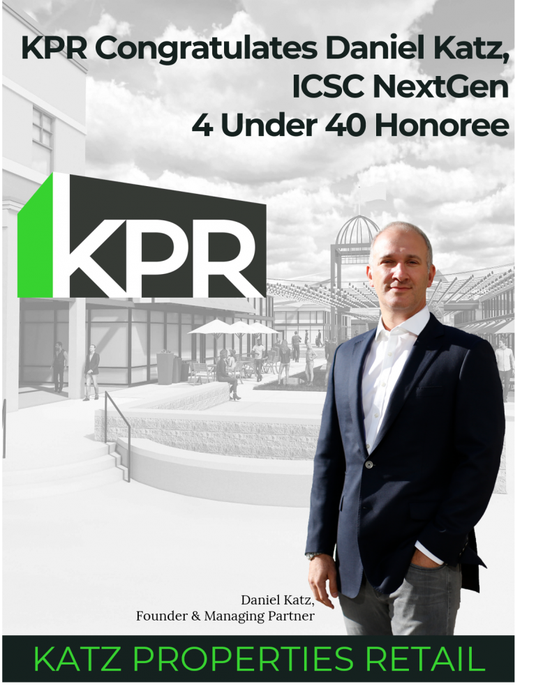 Daniel Katz Awarded ICSC Next Gen 4 Under 40 – KPR Centers